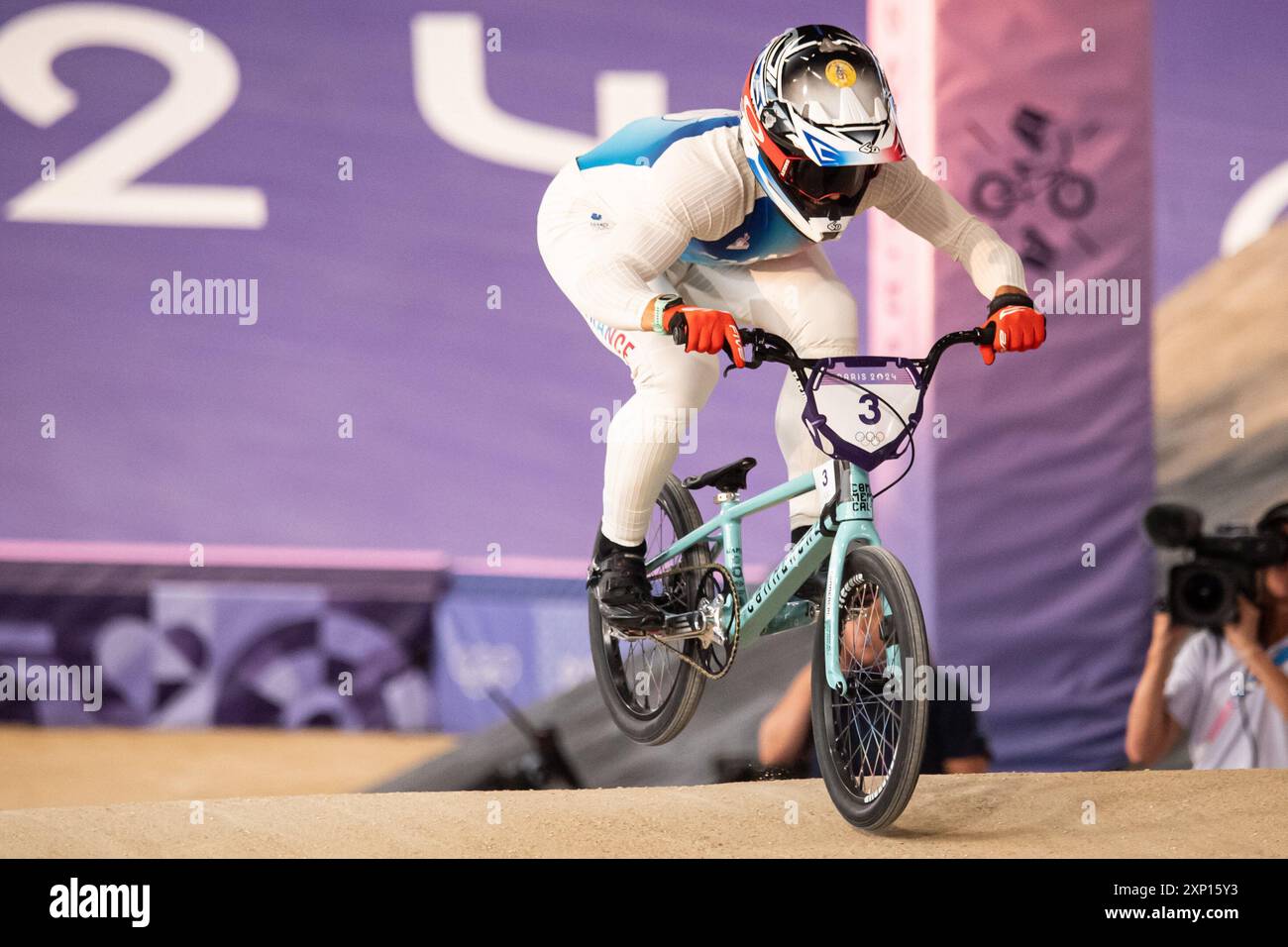 Sylvain Andre (FRA), Cycling BMX Racing, Men during the Olympic Games Paris 2024 on 2 August ...