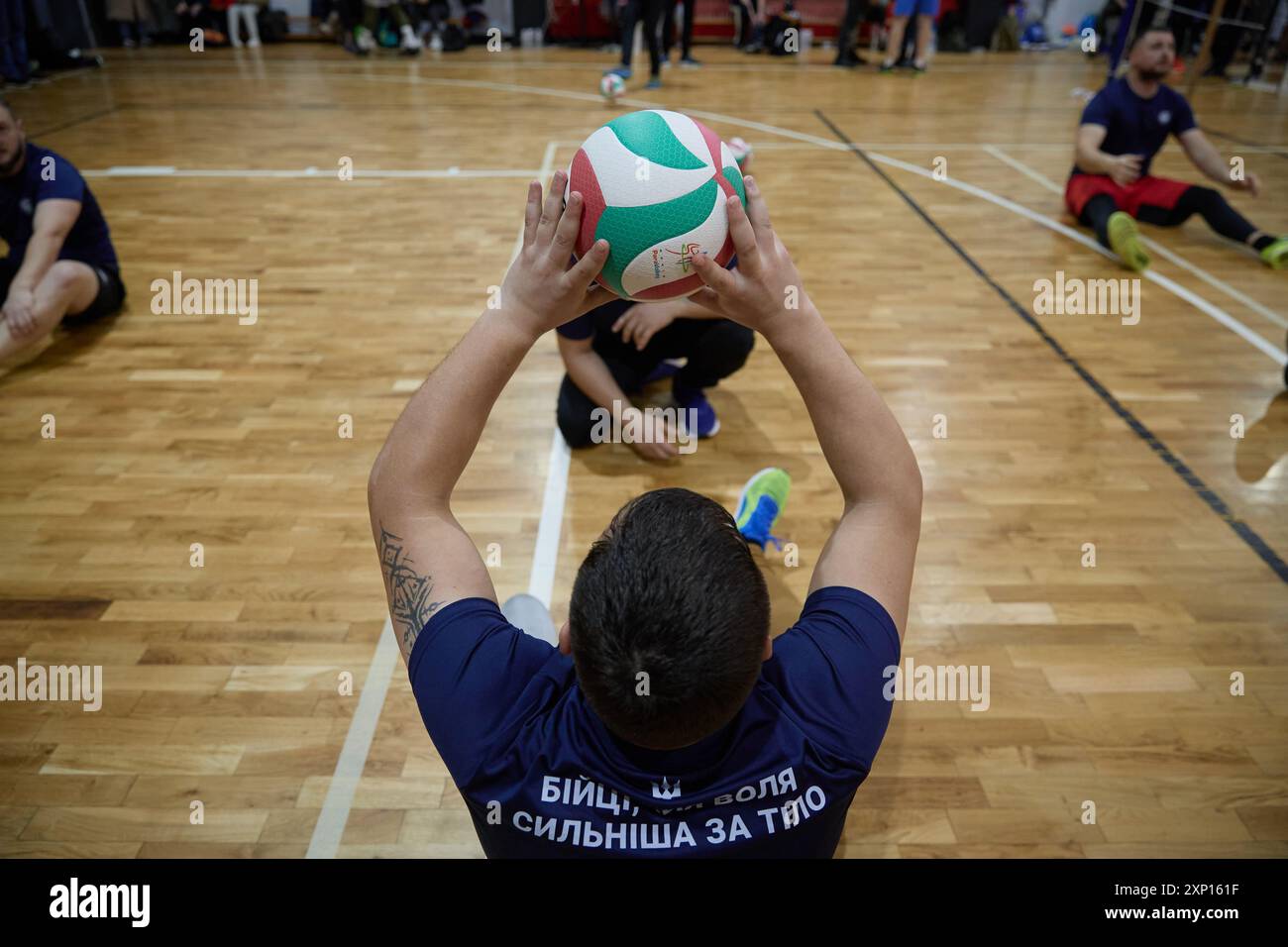 Disabled volleyball player hi-res stock photography and images - Alamy