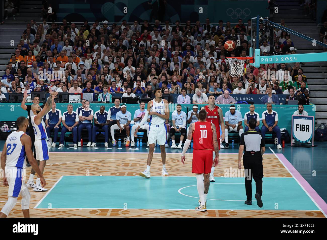 Evan Fournier of France, Basketball, Men's Group Phase - Group B ...