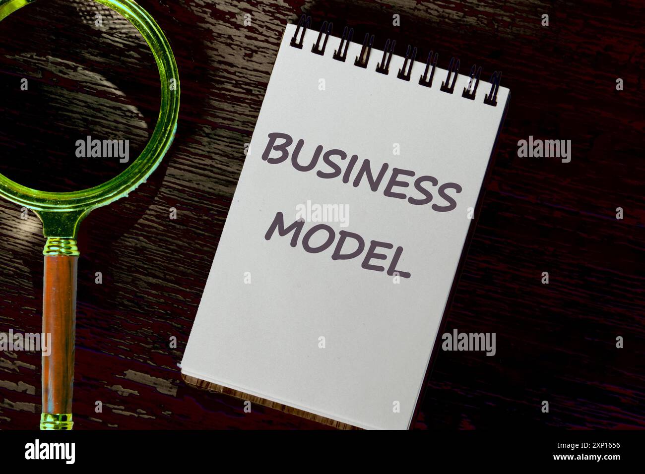 Copy space. Conceptual business model symbol. Business model message ...