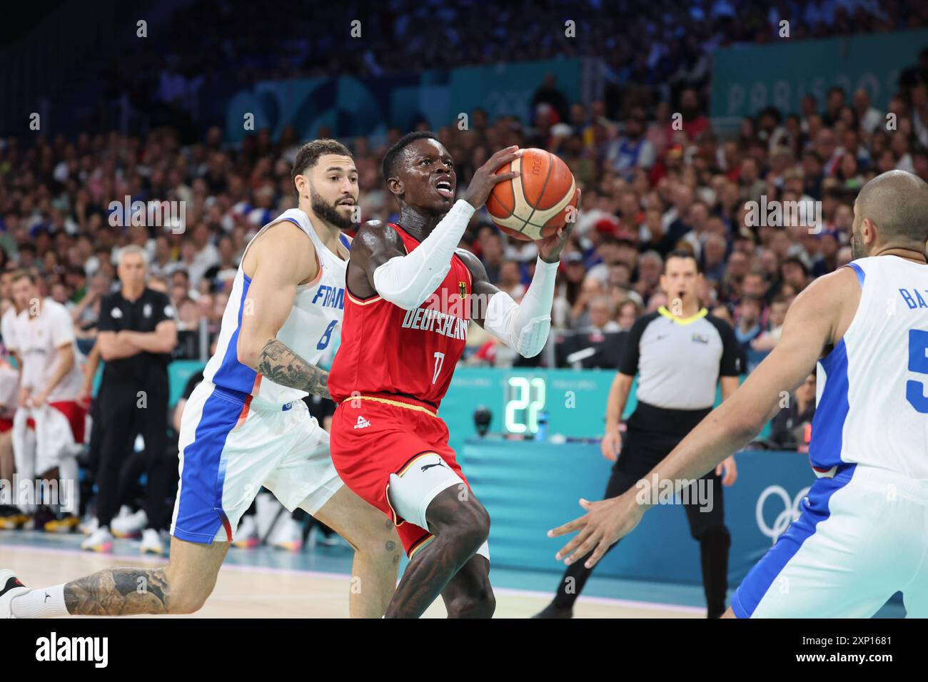 Dennis Schroder of Germany, Basketball, Men's Group Phase - Group B ...
