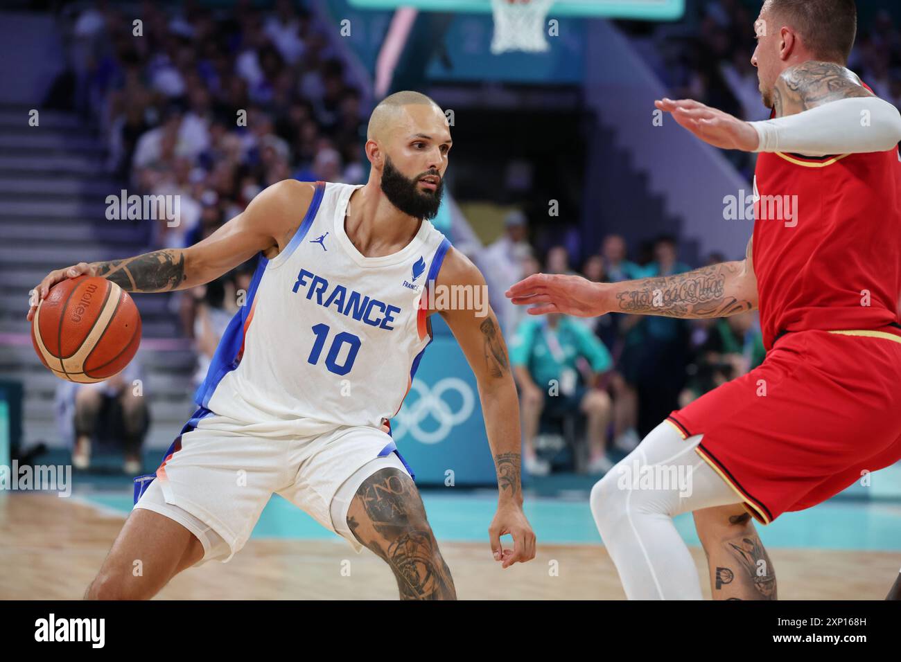 Evan Fournier of France, Basketball, Men's Group Phase - Group B ...
