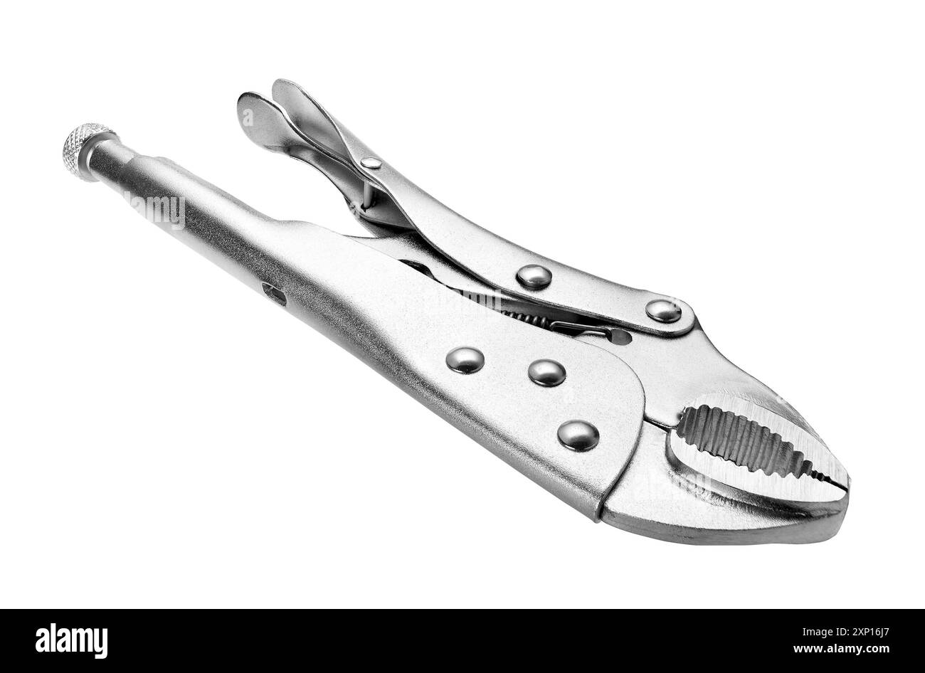 Locking plier, lock wrench isolated on white - clipping path included ...