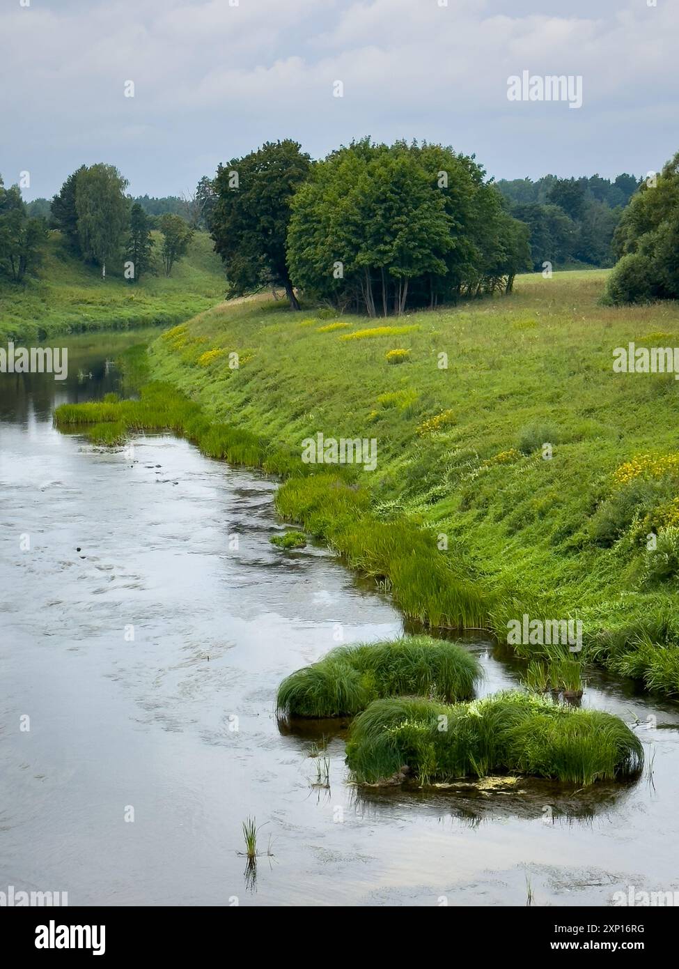 Serene riverside landscape hi-res stock photography and images - Alamy