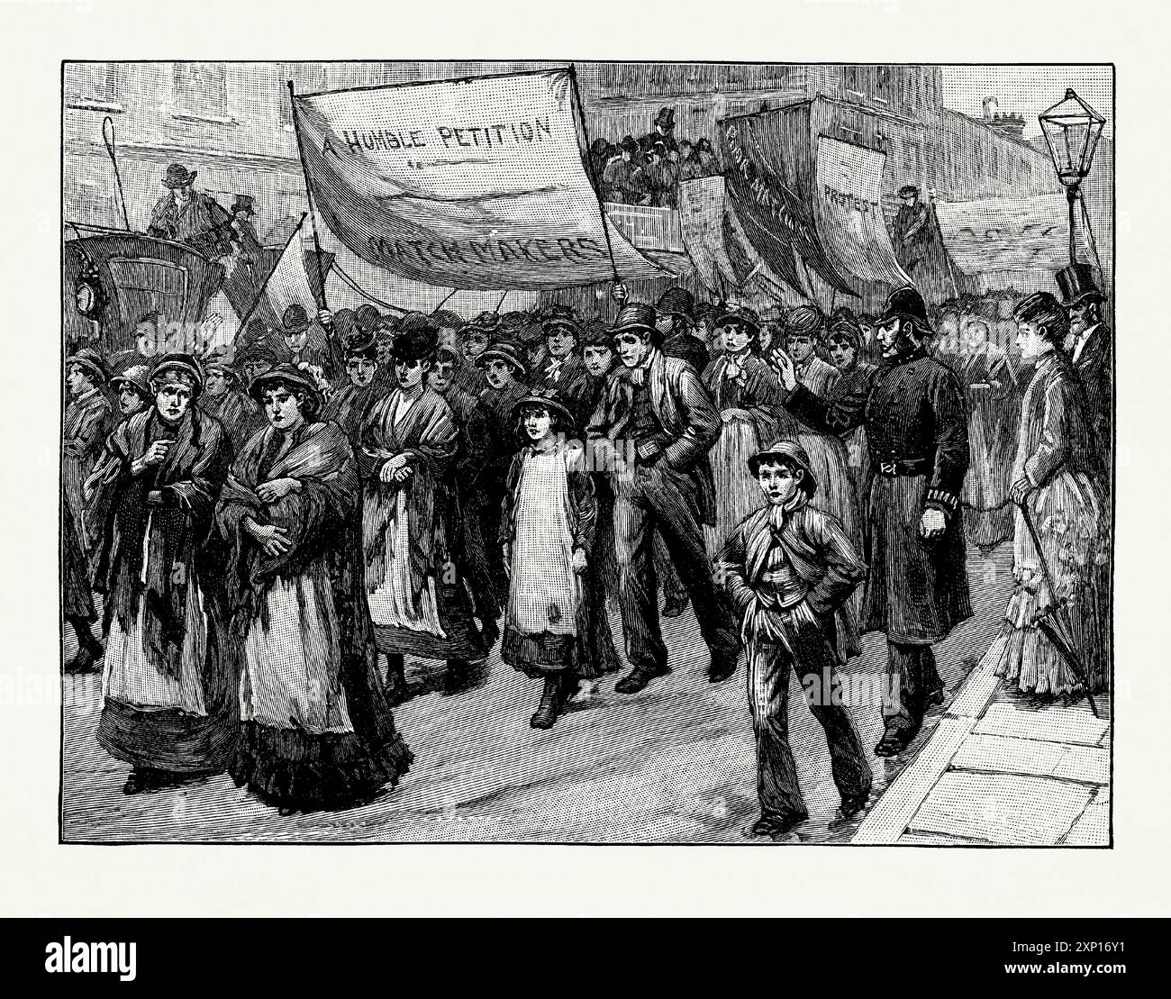 Women protest 1800s hi-res stock photography and images - Alamy