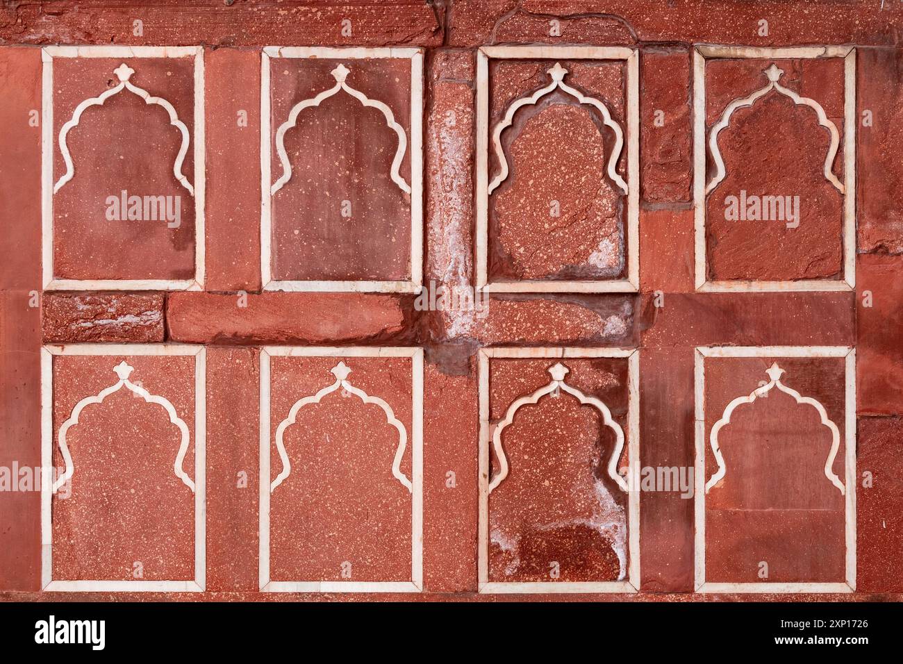 Architectural details in one of the largests mosques in India Masjid-i ...