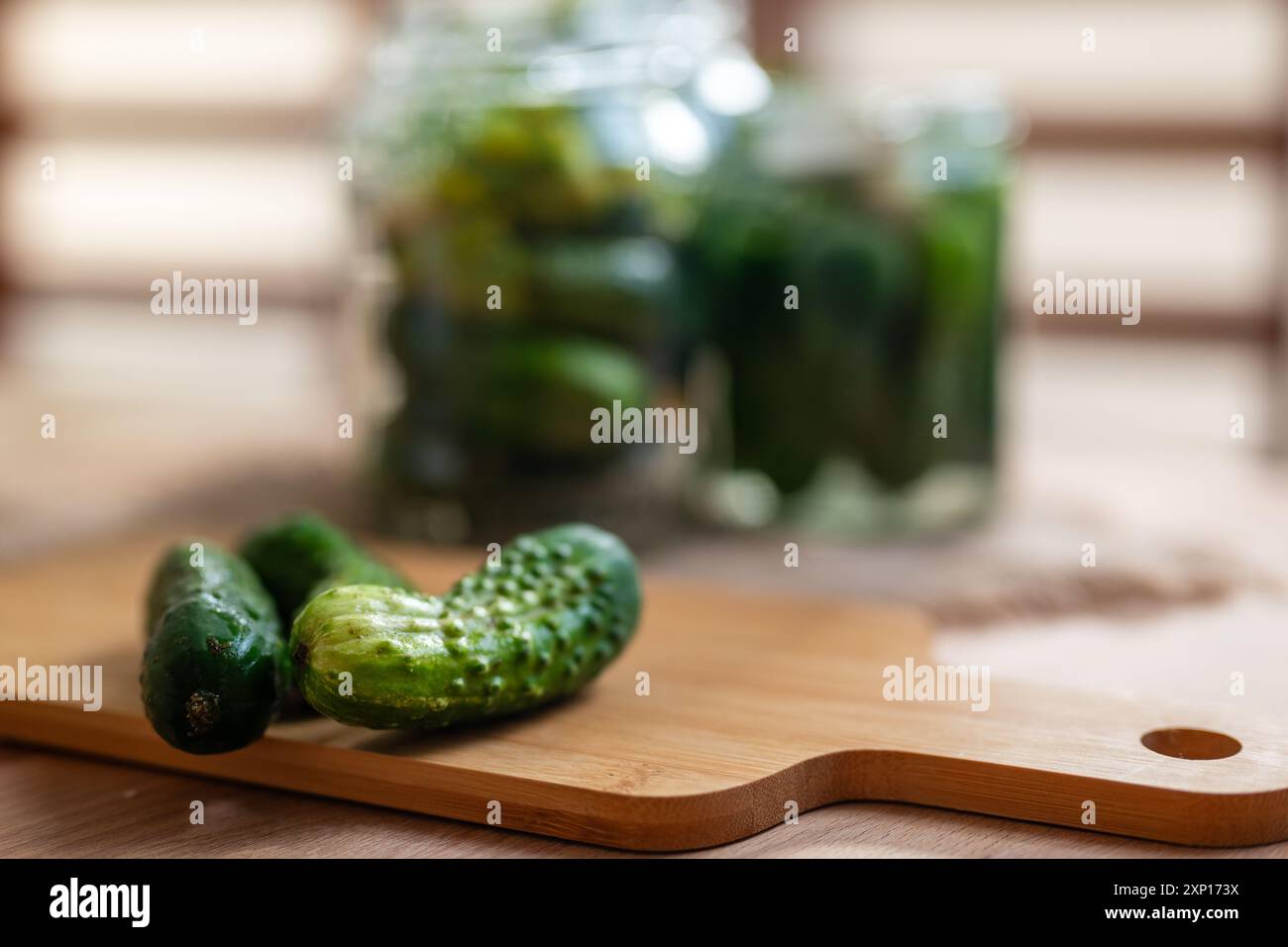 Preparation For Fermenting Fresh Cucumbers By A Process Of Pickling Called Lactic Acid
