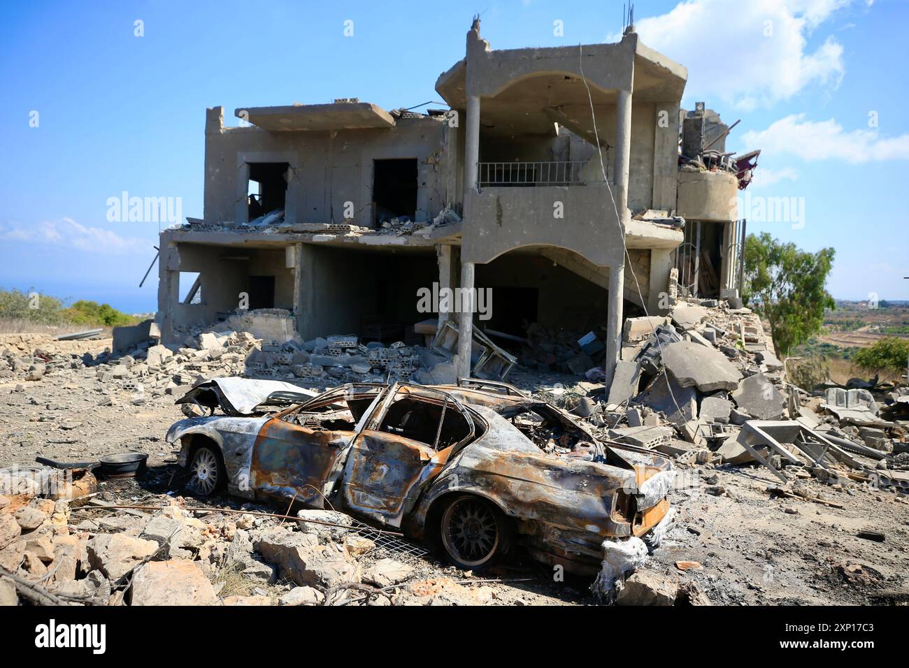 Chamaa. 2nd Aug, 2024. This photo taken on Aug. 2, 2024 shows a vehicle ...