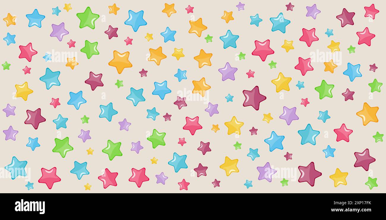 Star shapes pattern Stock Vector Images - Alamy