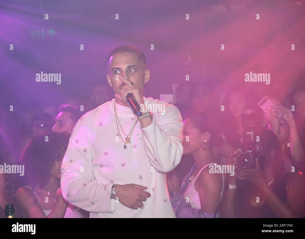 LONDON, UK. 2nd Aug, 2024. Col3trane performs at The Cloud X Festival ...