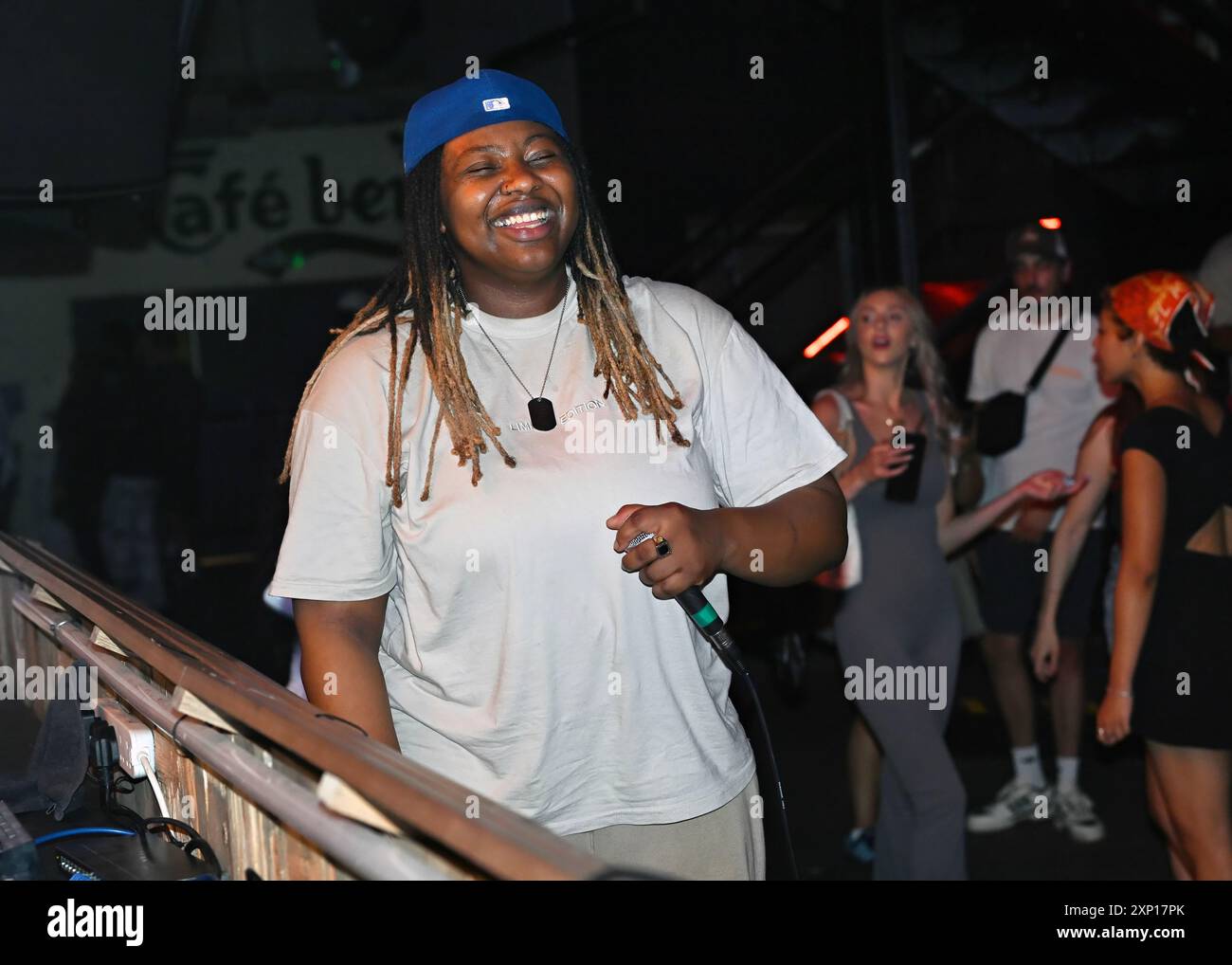LONDON, UK. 2nd Aug, 2024. Jojo Deevoy and Tee Ali (MC) performs at The ...
