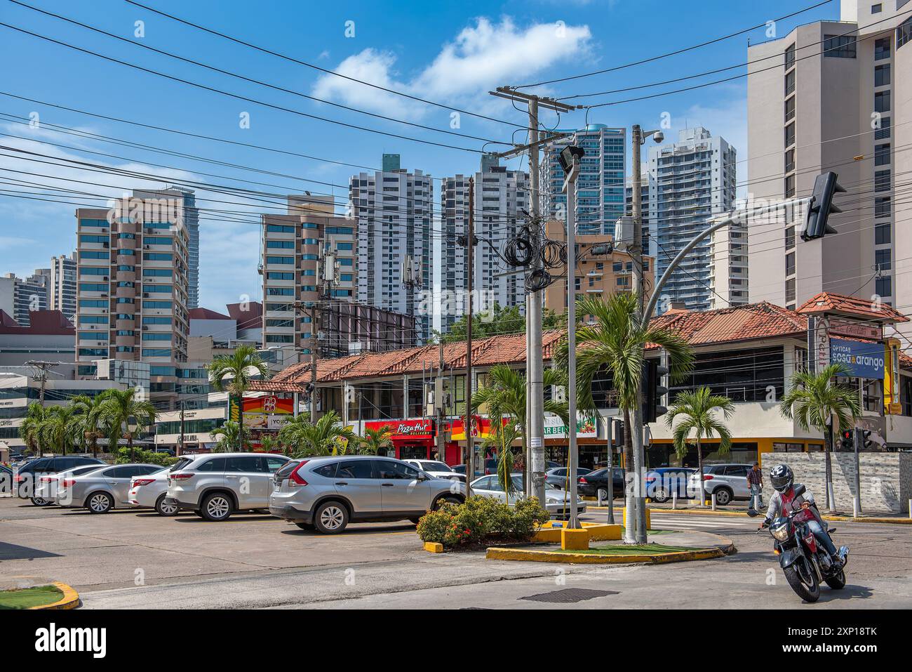 Street and buildings in downtown Panama City Stock Photo - Alamy