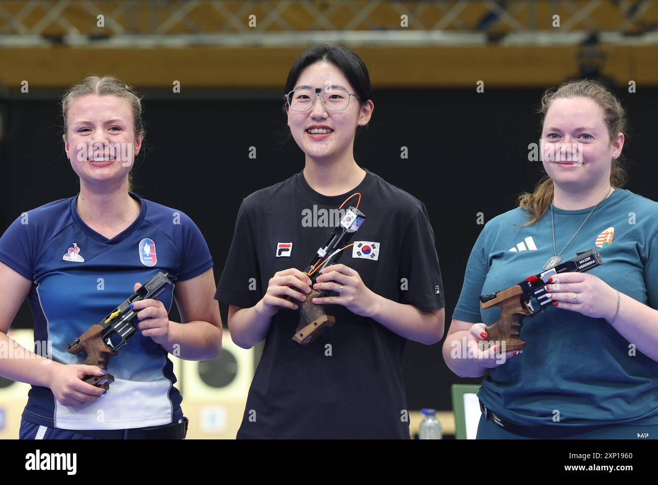 (240803) -- CHATEAUROUX, Aug. 3, 2024 (Xinhua) -- Yang Jiin of South ...