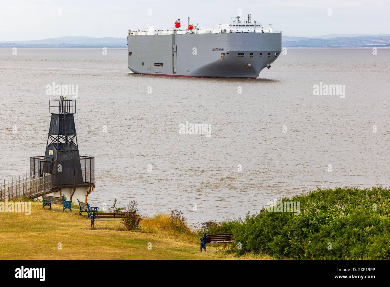 RoRo Galveston Highway heading for Royal Portbury Docks Stock Photo - Alamy