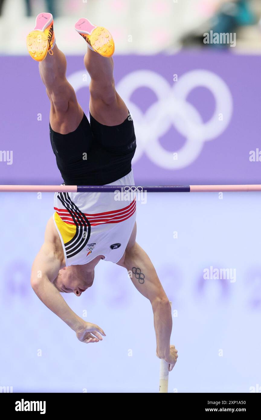 Paris, France. 03rd Aug, 2024. Belgian athlete Ben Broeders pictured in ...