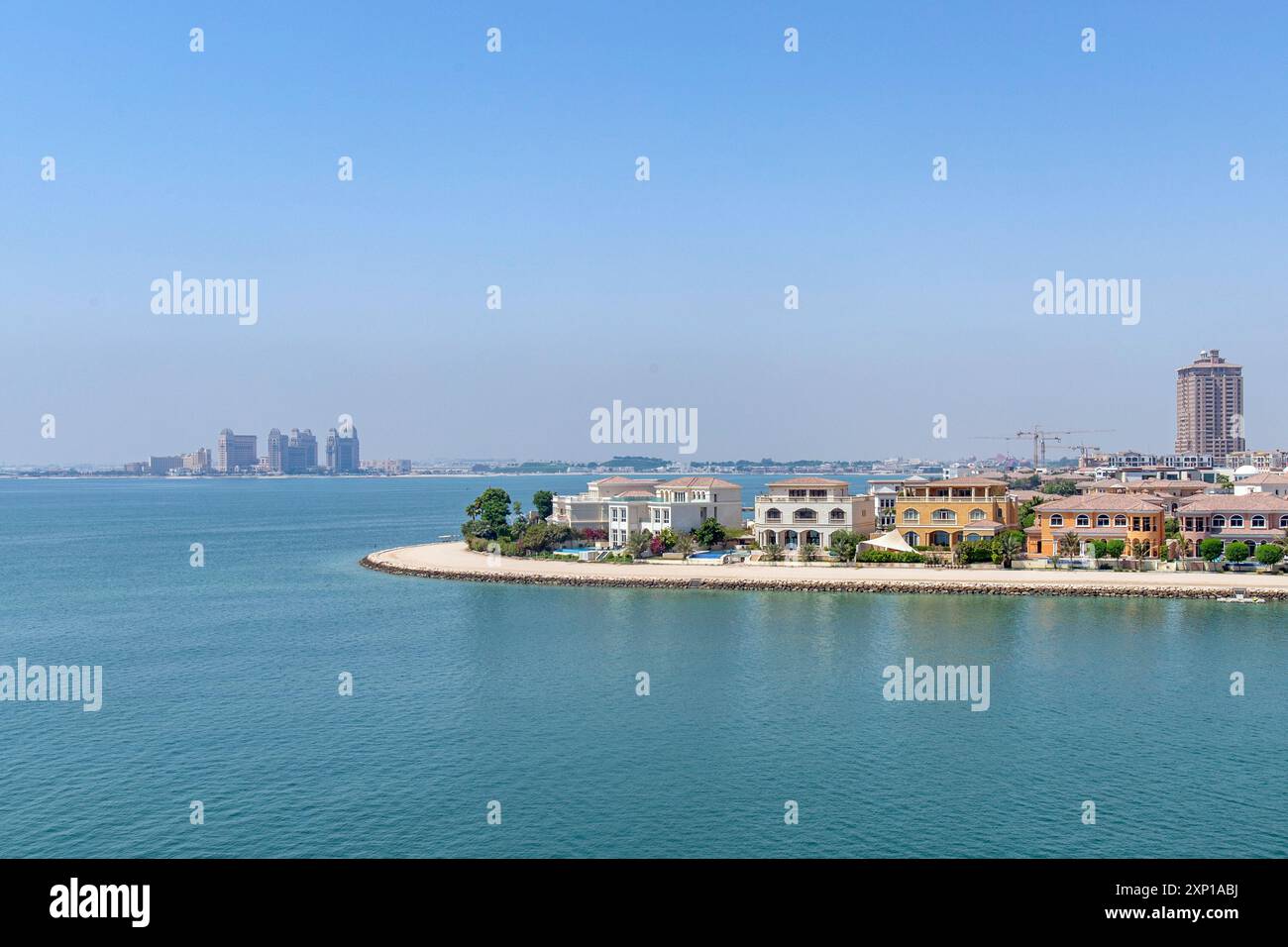 Aerial view on doha hi-res stock photography and images - Alamy