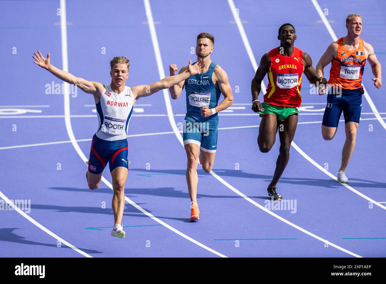 Paris.France, 03/08/2024, Markus Rooth of, Norway. , . celebrates when ...