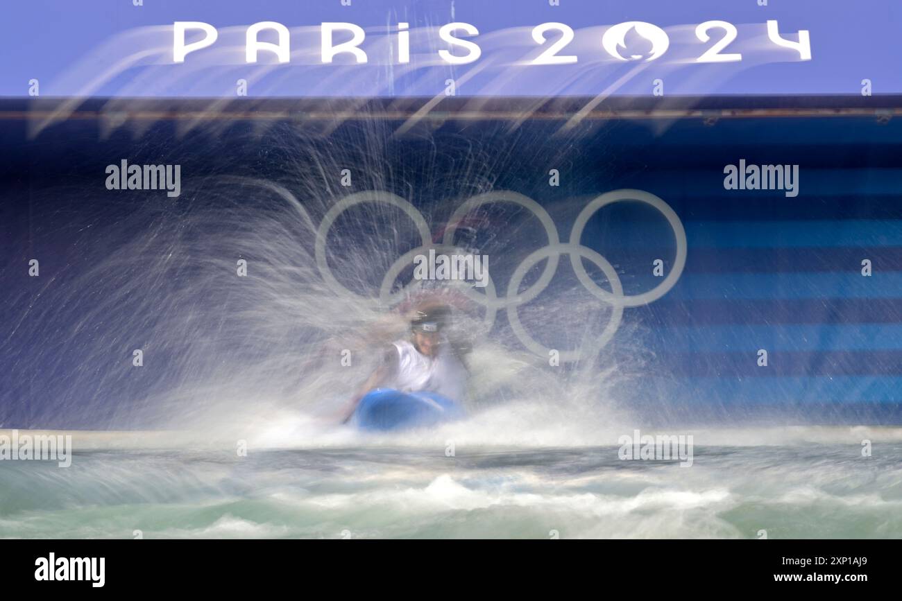 Paris. France. 02 August 2024. Paris 2024 Olympic Games. Kayak Cross ...
