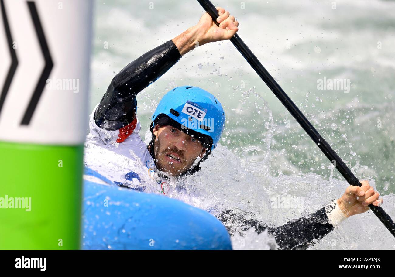 Paris, France. 02nd Aug, 2024. Paris 2024 Olympic Games. Kayak Cross ...