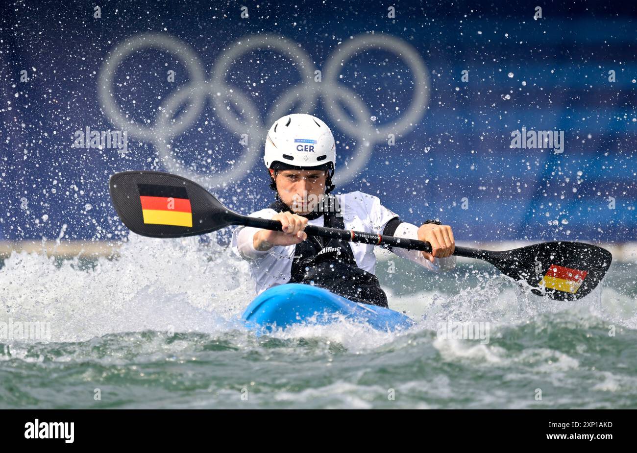 Paris, France. 02nd Aug, 2024. Paris 2024 Olympic Games. Kayak Cross ...