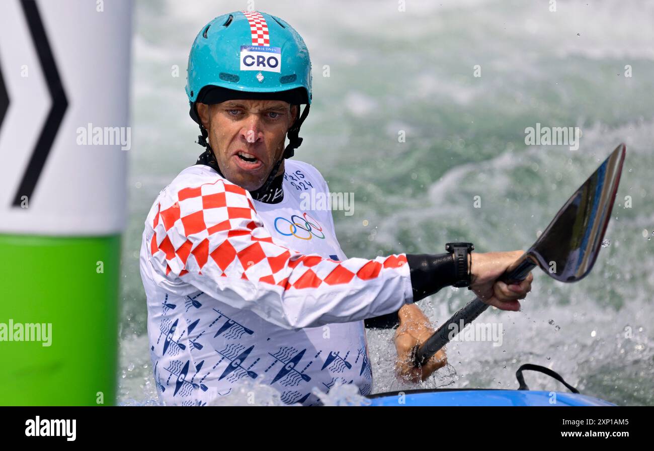 Paris, France. 02nd Aug, 2024. Paris 2024 Olympic Games. Kayak Cross ...