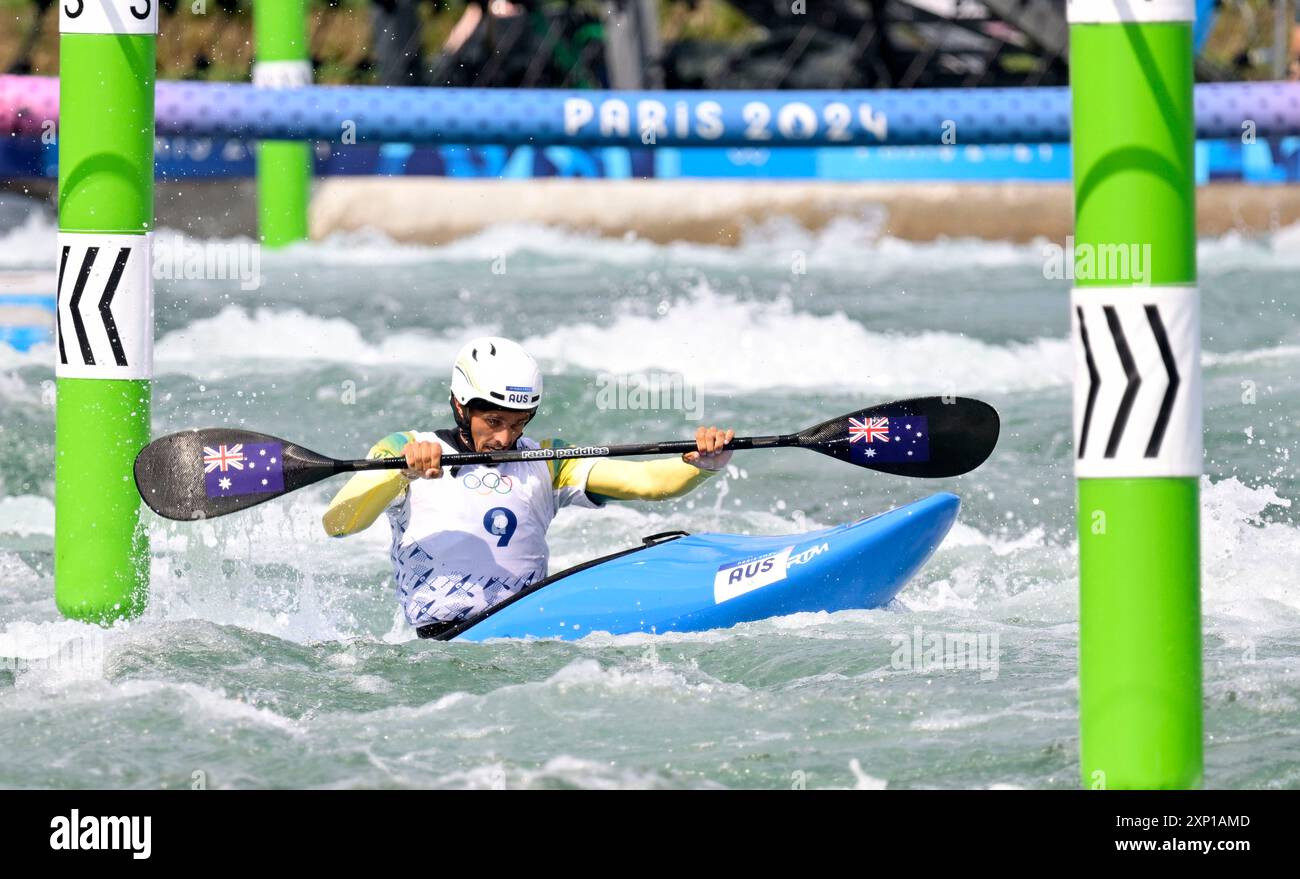 Paris, France. 02nd Aug, 2024. Paris 2024 Olympic Games. Kayak Cross ...