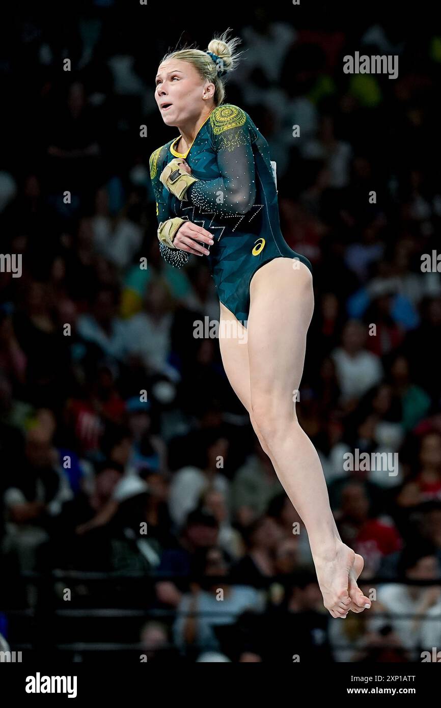 PARIS, FRANCE - AUGUST 1: Ruby Pass of Australia on the Vault the Women ...