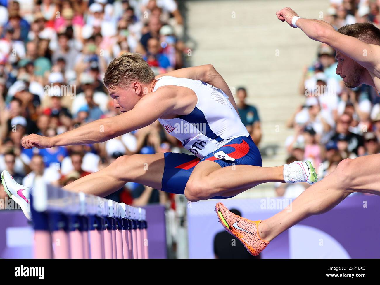 Paris, France. 3rd Aug, 2024. Markus Rooth of Norway competes during ...