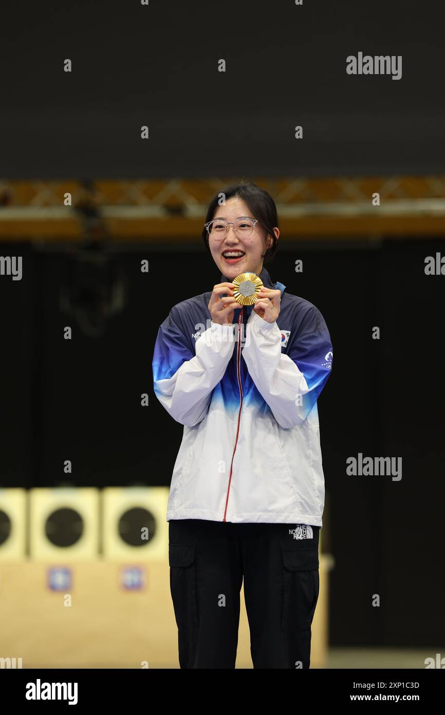 Porte Maillot, France. 03rd Aug, 2024. Paris Olympics 2024: Shooting 25 ...