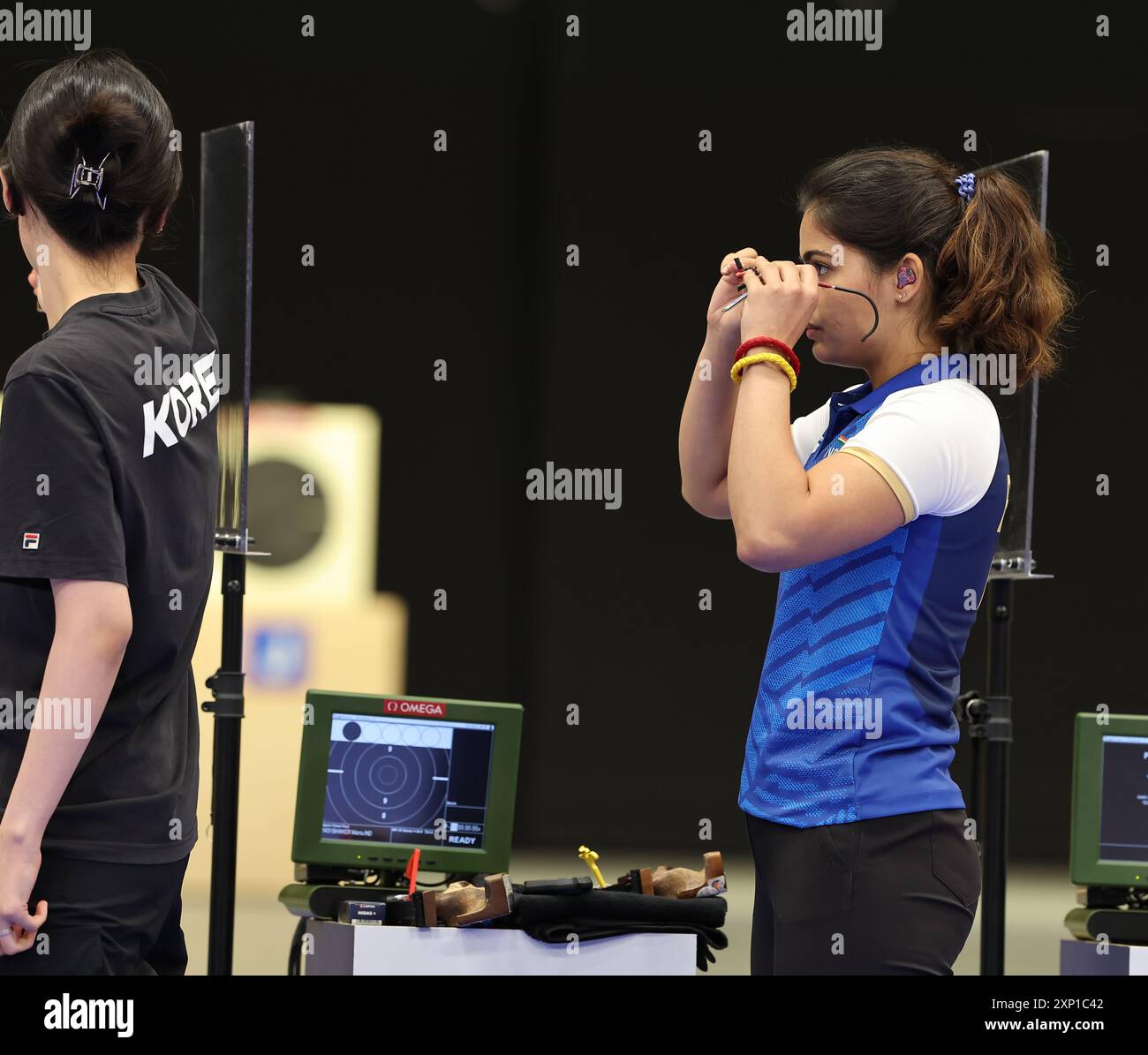 Porte Maillot, France. 03rd Aug, 2024. Paris Olympics 2024: Shooting 25 ...