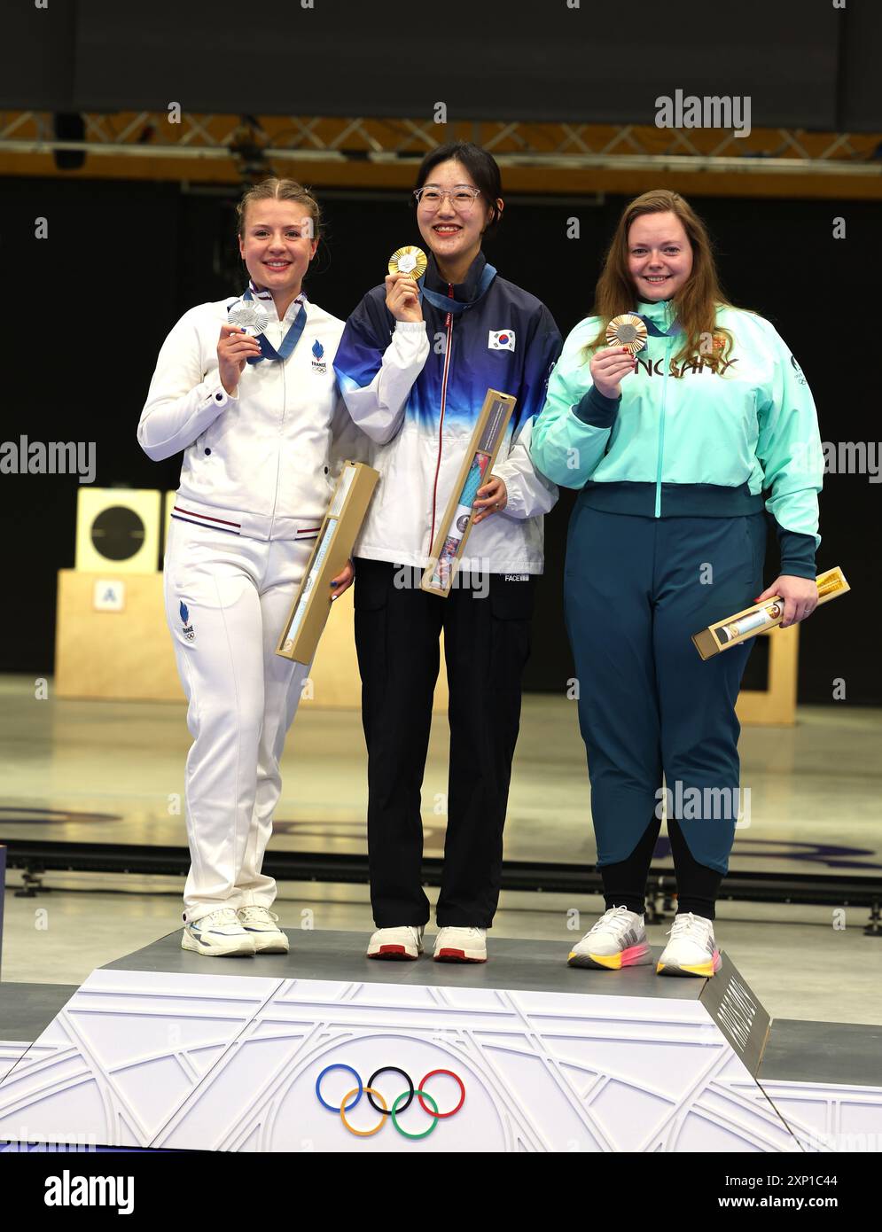 Porte Maillot, France. 03rd Aug, 2024. Paris Olympics 2024: Shooting 25 ...