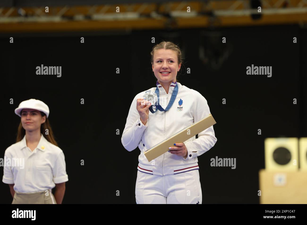 Porte Maillot, France. 03rd Aug, 2024. Paris Olympics 2024: Shooting 25 ...