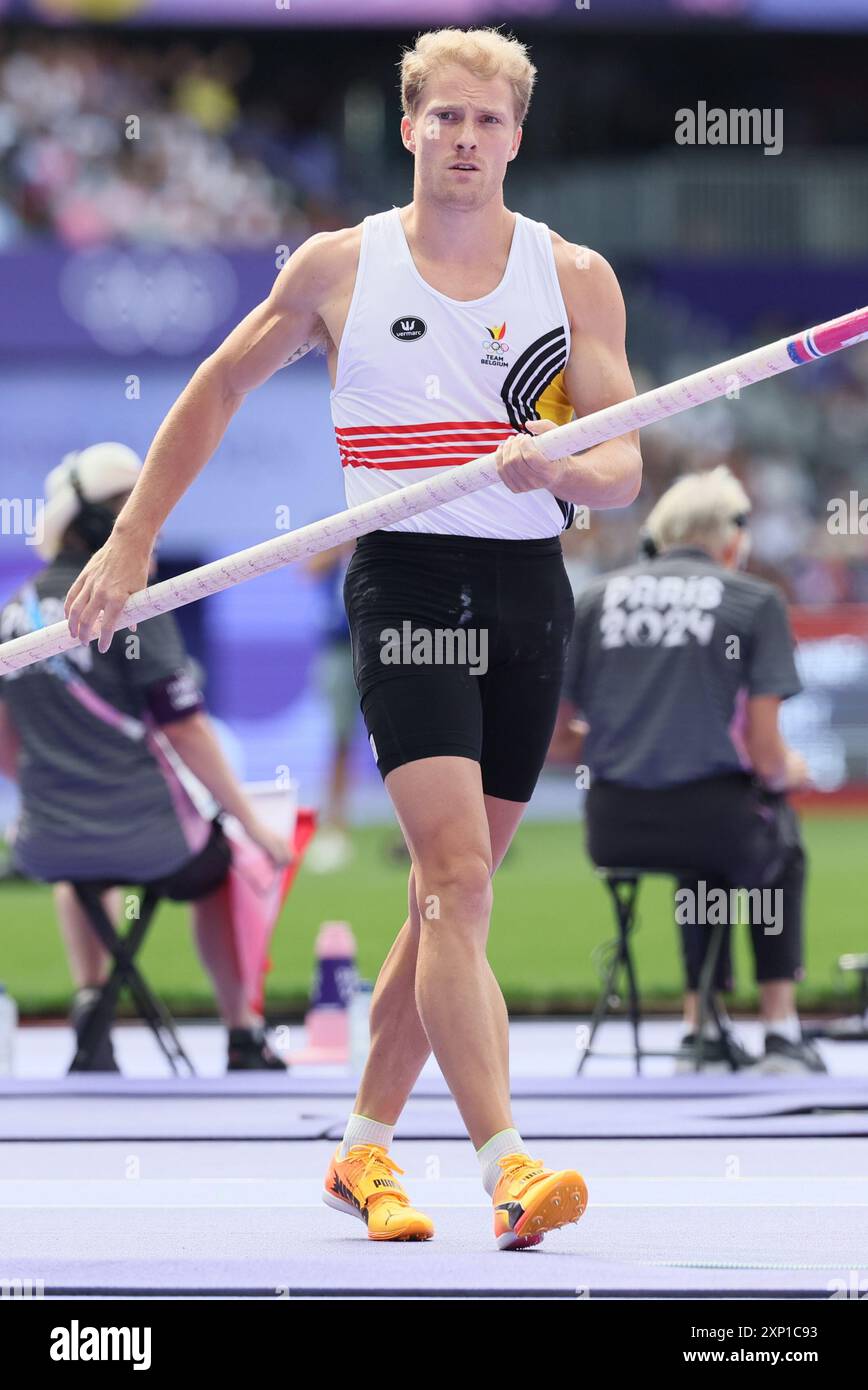 Paris, France. 03rd Aug, 2024. Belgian athlete Ben Broeders pictured in ...