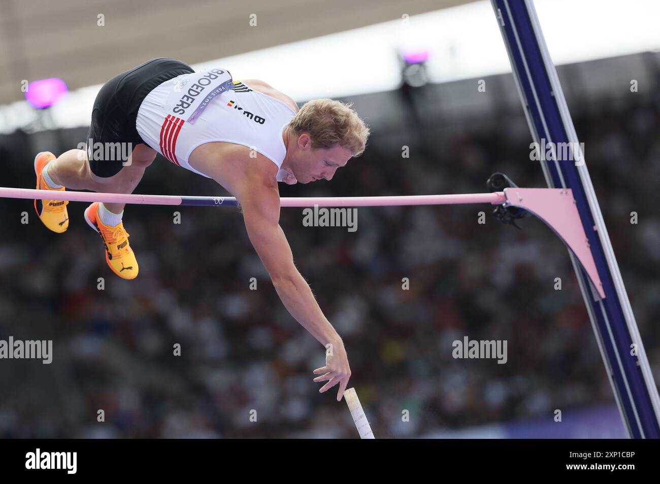 Paris, France. 03rd Aug, 2024. Belgian athlete Ben Broeders pictured in ...