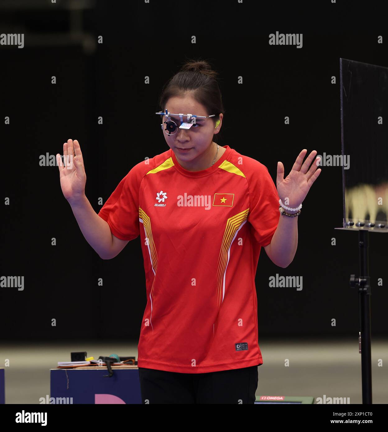 Paris, Ile de France, France. 3rd Aug, 2024. Paris Olympics 2024: Shooting.25 m Women Pistol ...