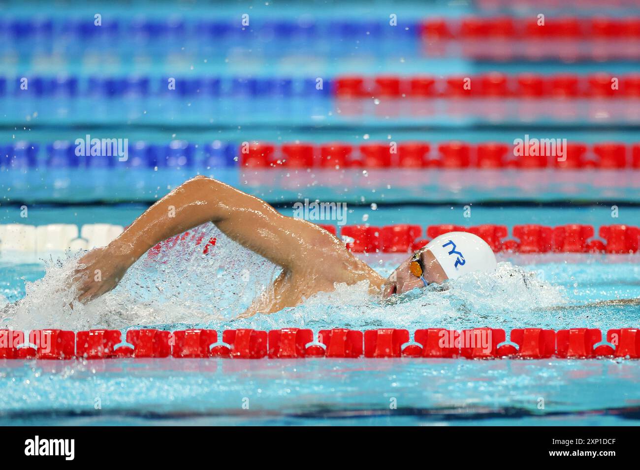 Greece's Dimitrios Markos competes in the Men's 1500m Freestyle Heat 1 ...
