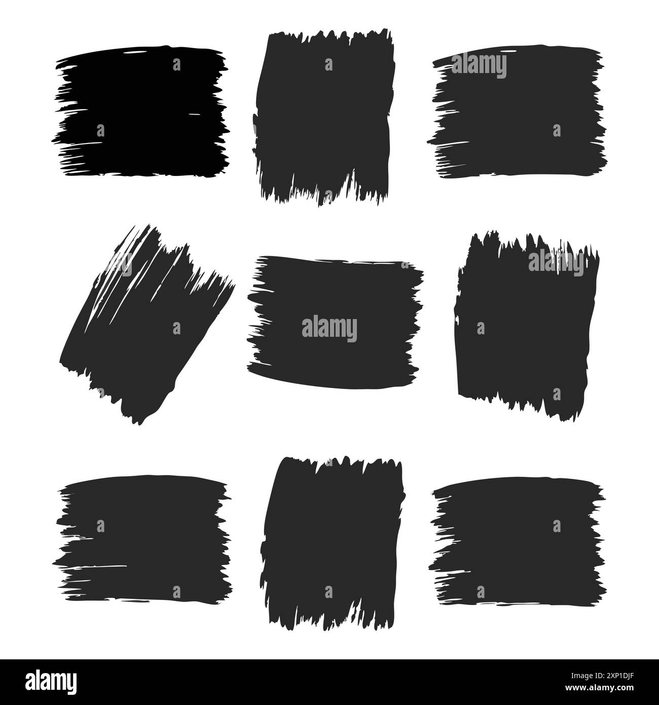 Ripped paper frame rectangle Stock Vector Images - Alamy