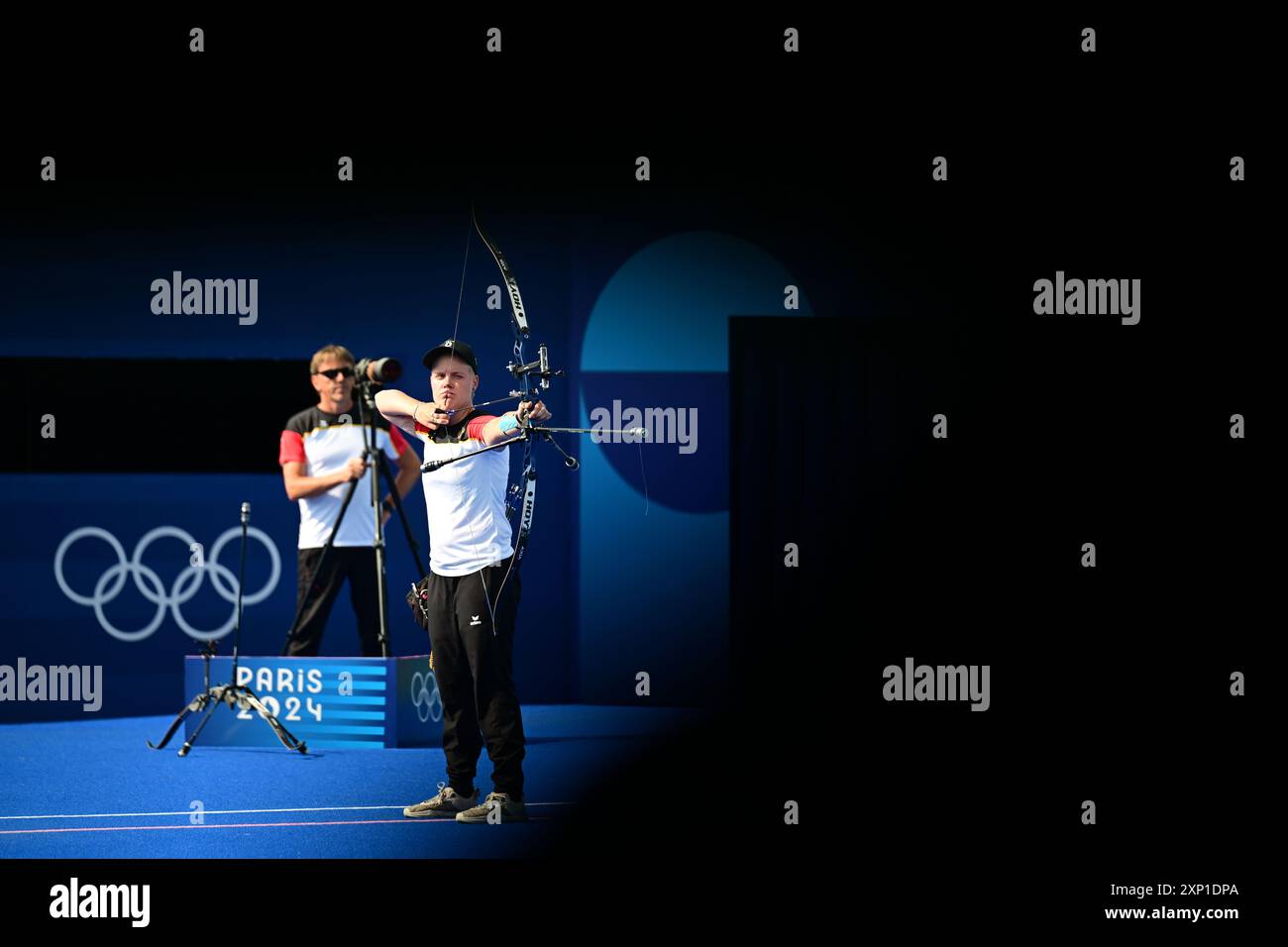 Paris, France. 03rd Aug, 2024. Olympia, Paris 2024, archery, Olympic ...