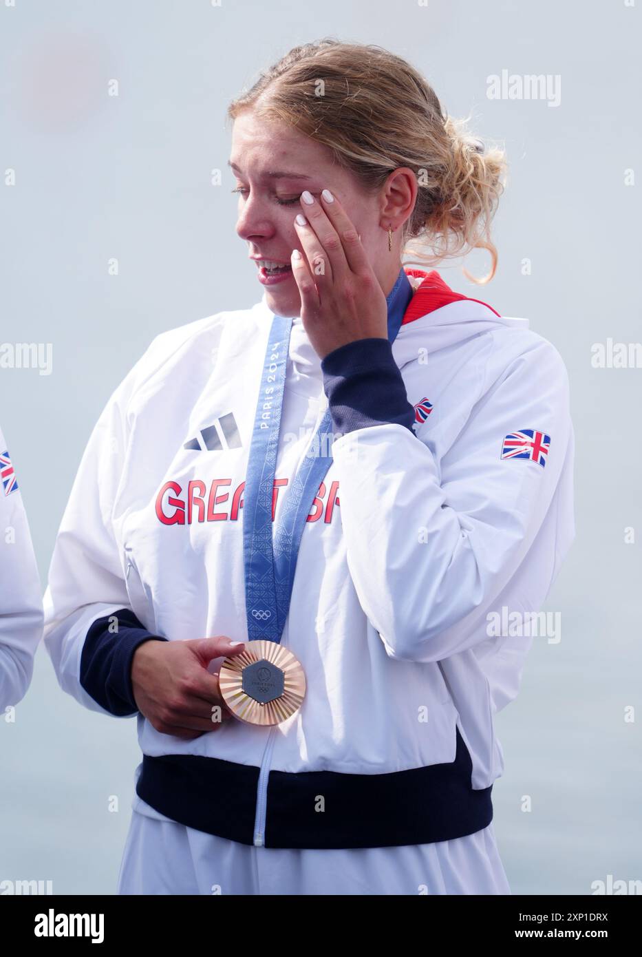 Great Britain's Eve Stewart with her bronze medal won in the Women's ...