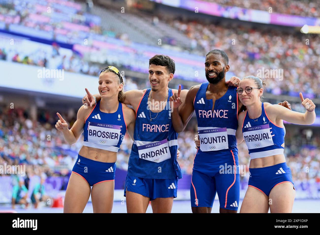 French Muhammad Abdallah Kounta, Louise Maraval, Téo Andant et Amandine ...