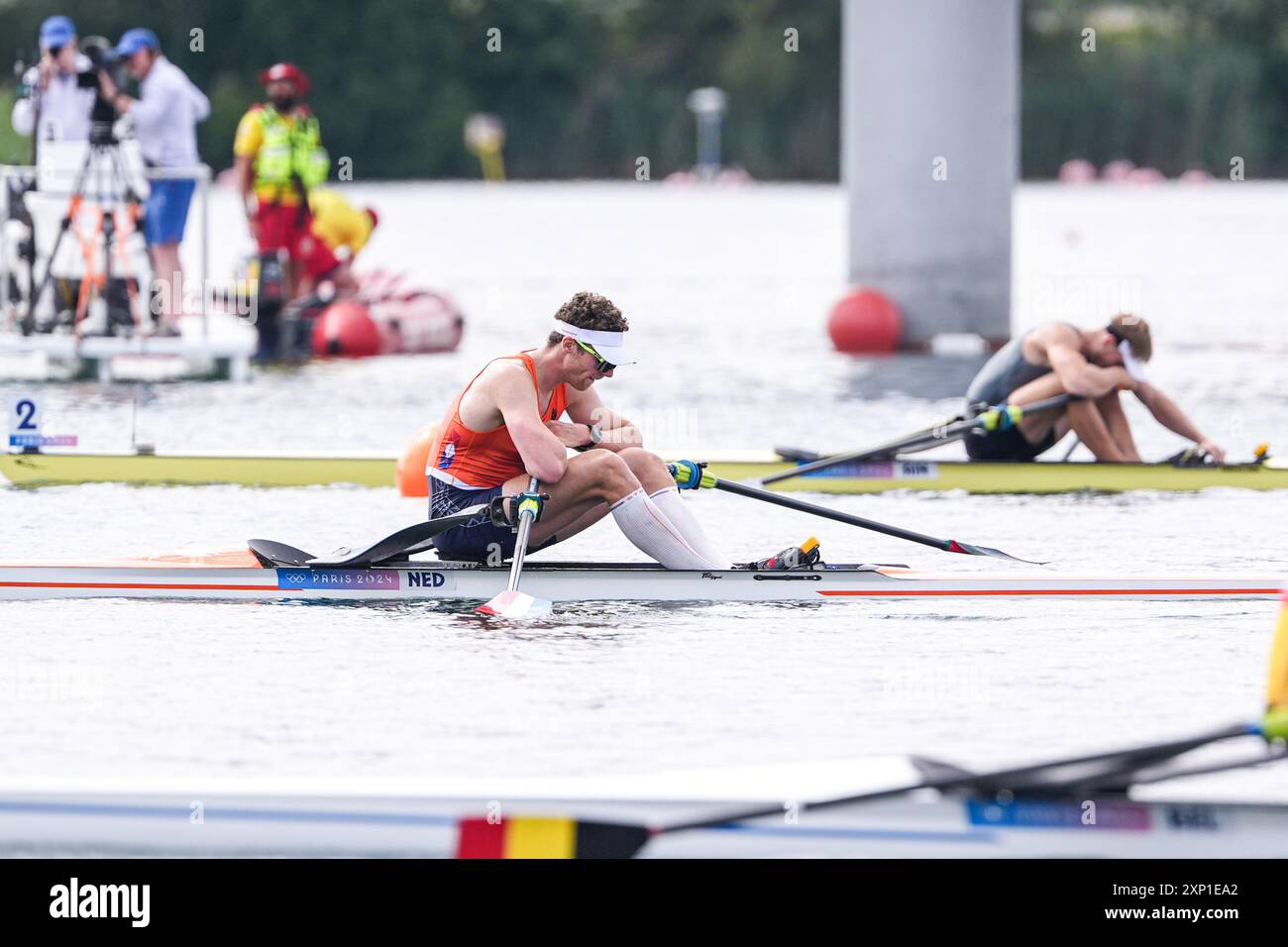 PARIS, FRANCE - AUGUST 3: Simon van Dorp of the Netherlands winner of ...
