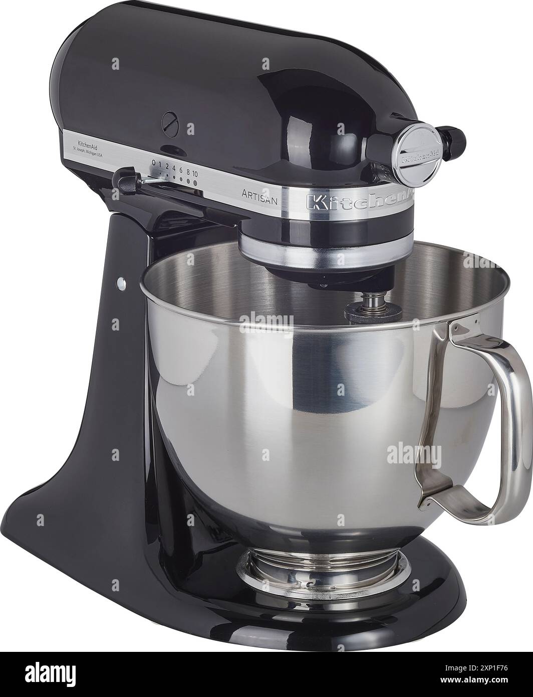 Studio product shot or still life of Kitchen Aid Mixer on white ...