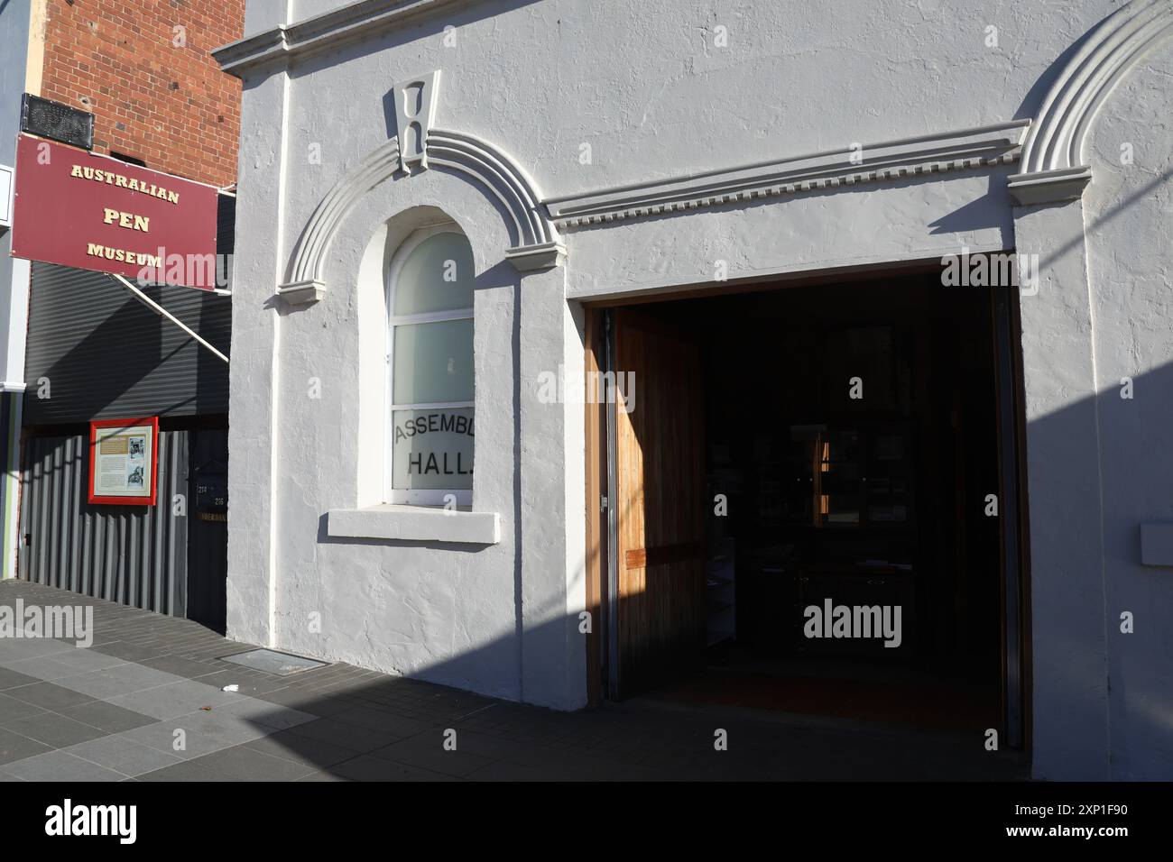 Australian Pen Museum, Sheridan Street, Gundagai, NSW, Australia Stock ...