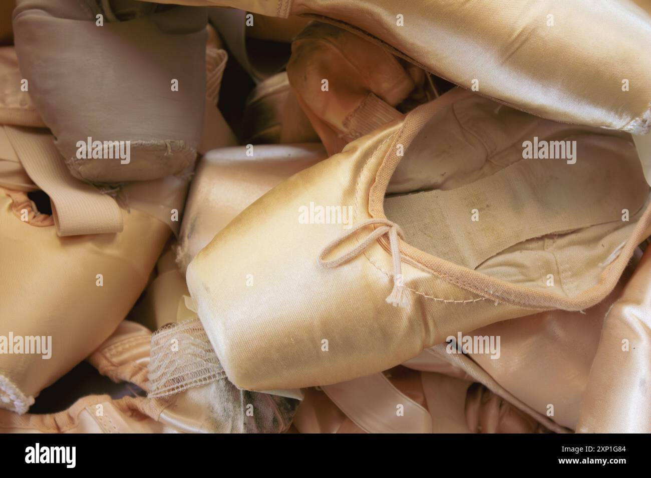 Old pointe shoes Stock Photo - Alamy