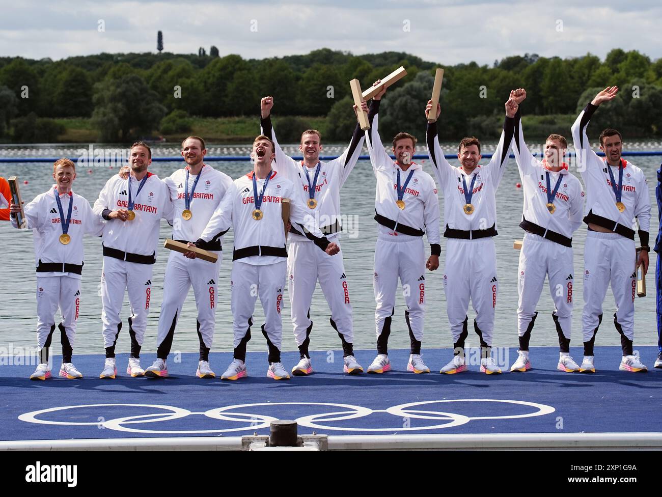 Great Britain's Sholto Carnegie, Rory Gibbs, Morgan Bolding, Jacob ...