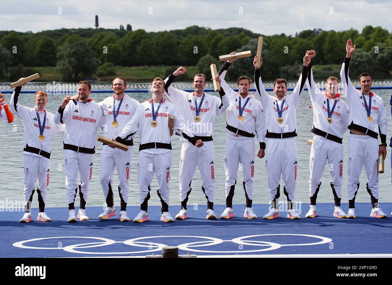 Great Britain's Sholto Carnegie, Rory Gibbs, Morgan Bolding, Jacob ...
