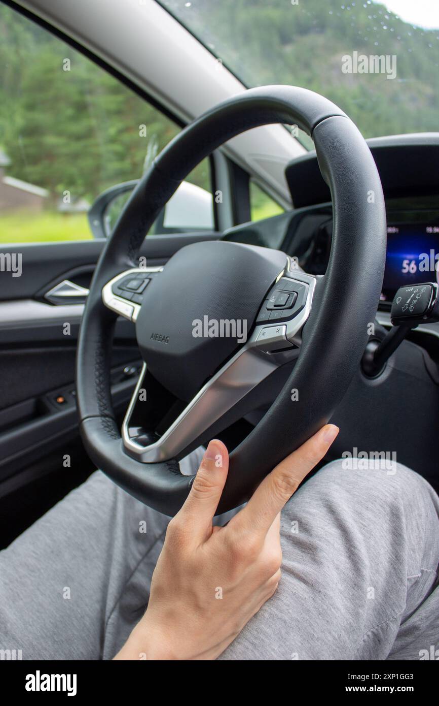 Car driving wheel isolated hi-res stock photography and images - Alamy