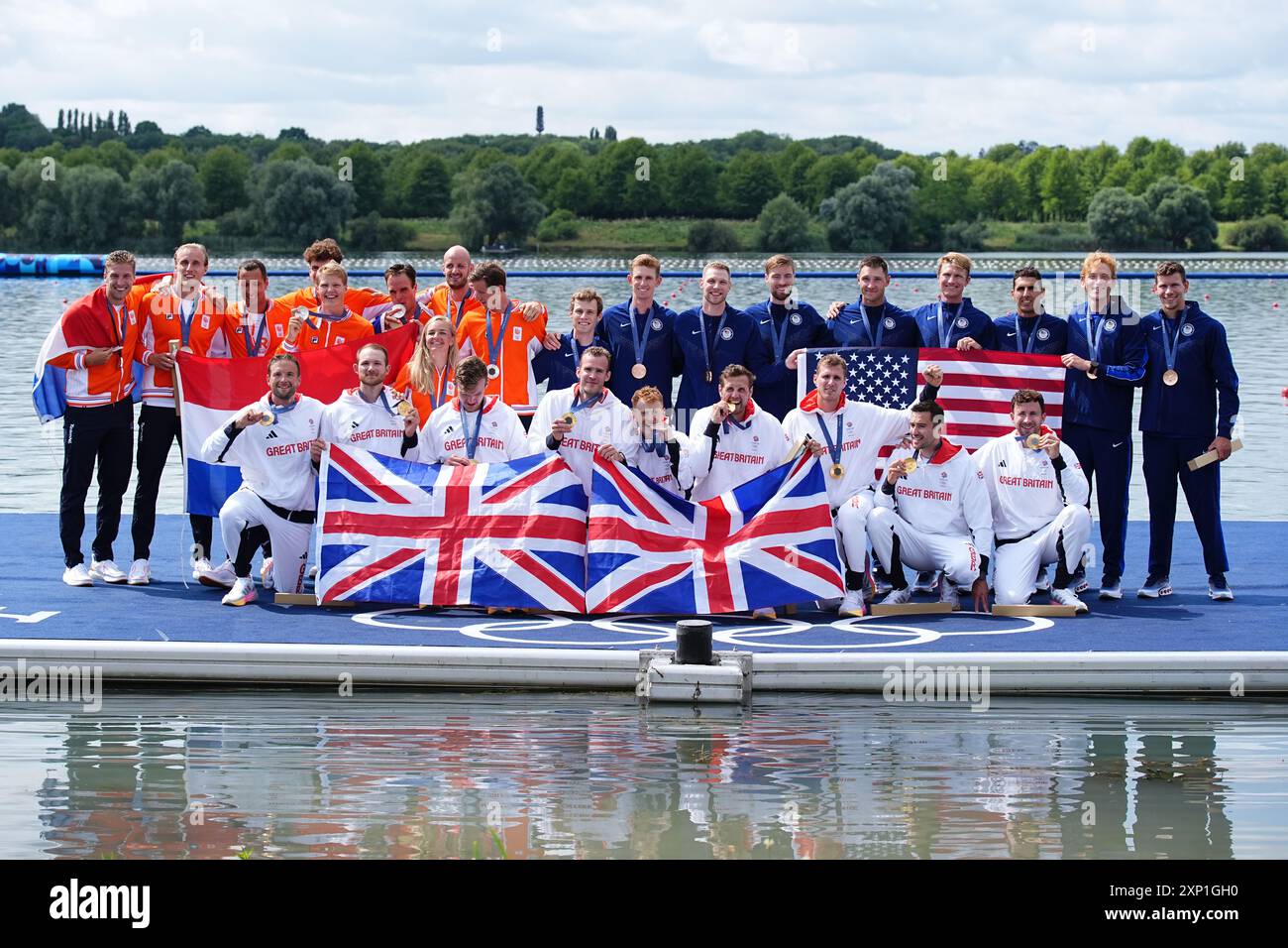 Great Britain's Sholto Carnegie, Rory Gibbs, Morgan Bolding, Jacob ...