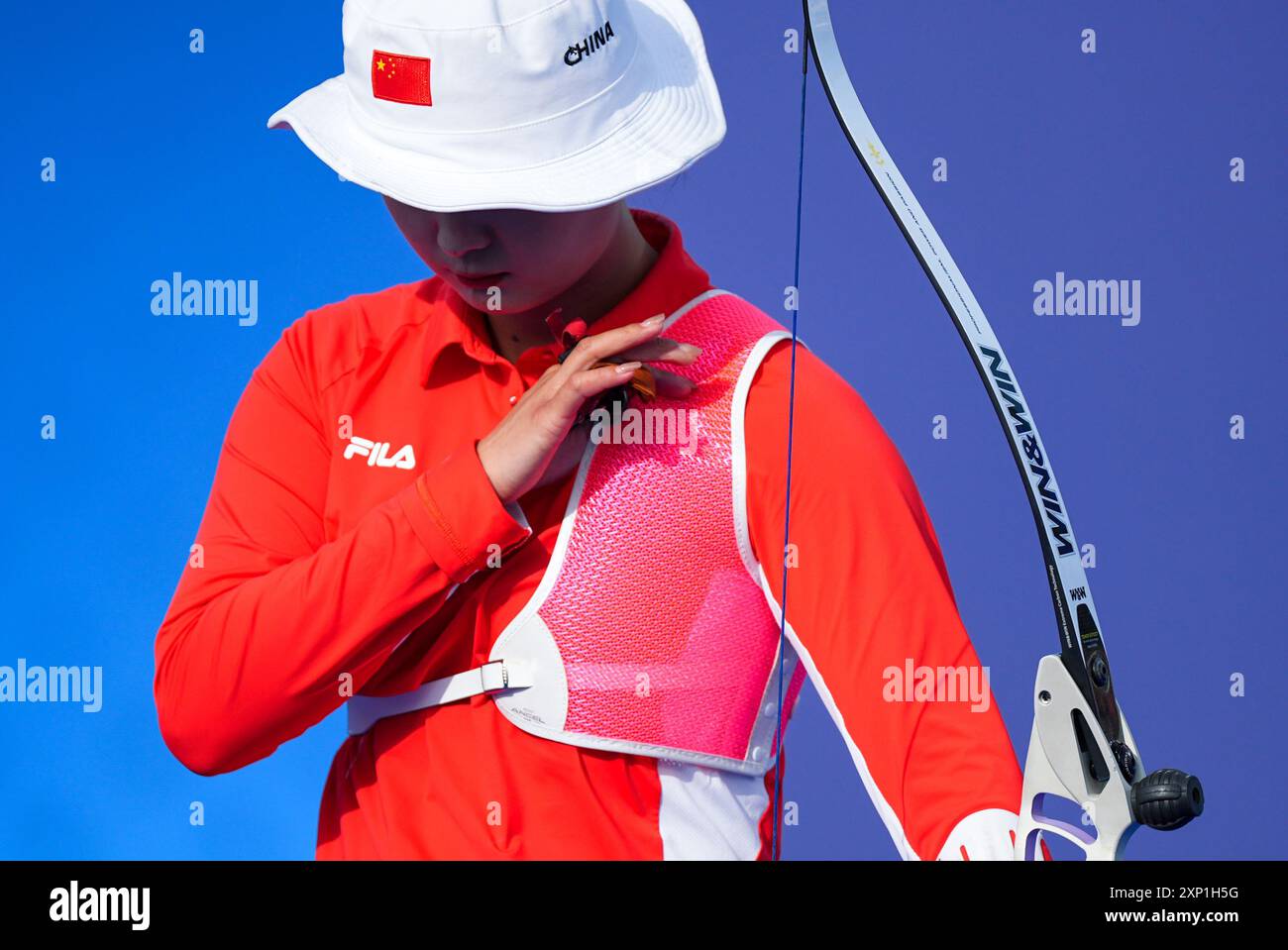 Paris, France. 3rd Aug, 2024. Li Jiaman of China competes during the ...