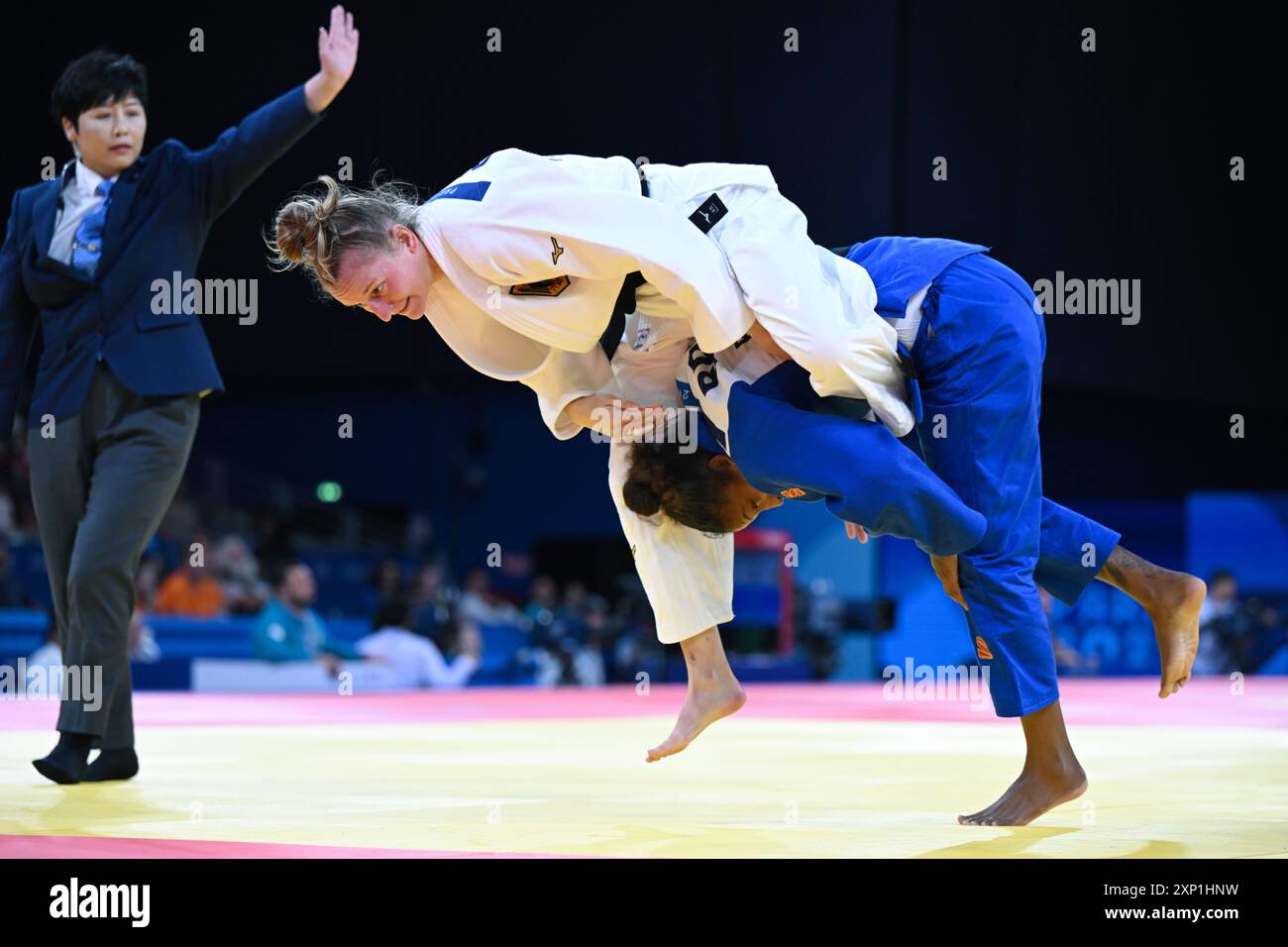 Paris, France. 03rd Aug, 2024. Olympics, Paris 2024, team, mixed, quarter-finals, Germany ...